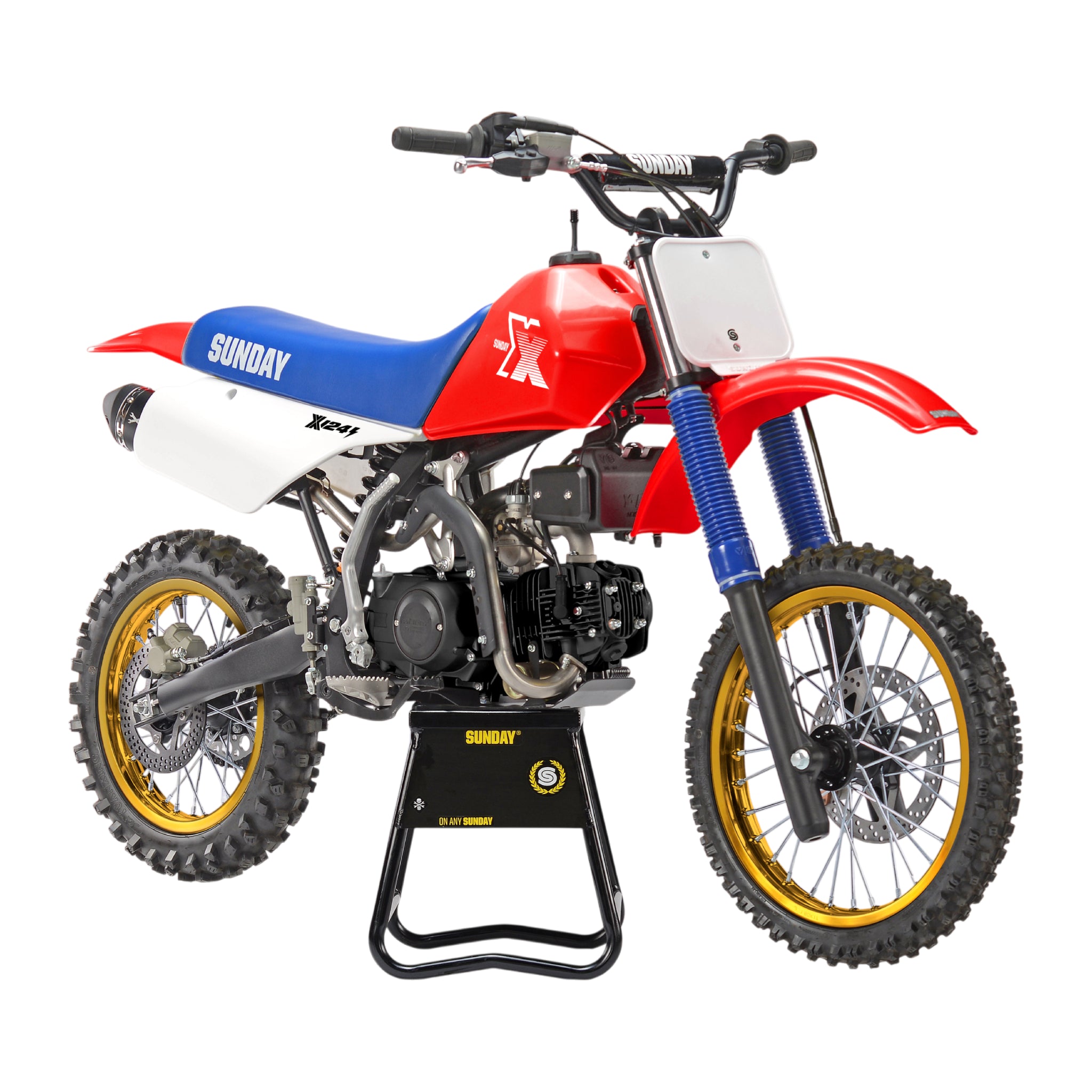 Pitbike YCF Sunday X 124 roja 2026 – Motoscoot
