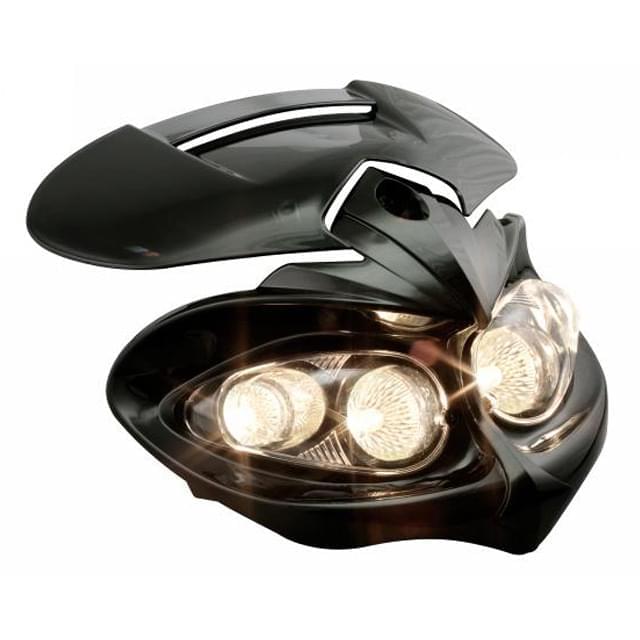 Bifaro Fly Eyes STR8 - negro – Motoscoot